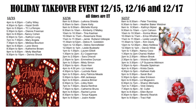 Cozy Mystery Party Holiday Take - Over Event - Debra H. Goldstein